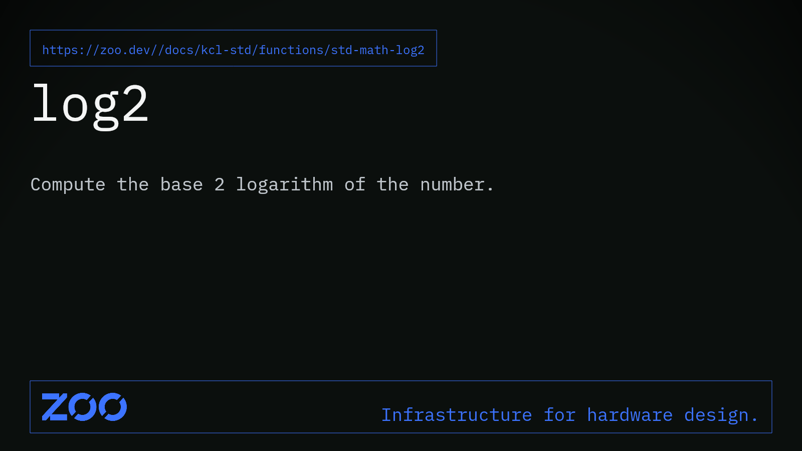 log2 | Zoo