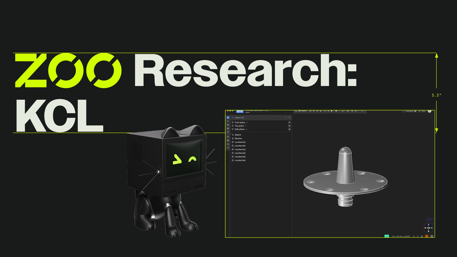 KCL: A Programming Language for Parametric CAD | Zoo