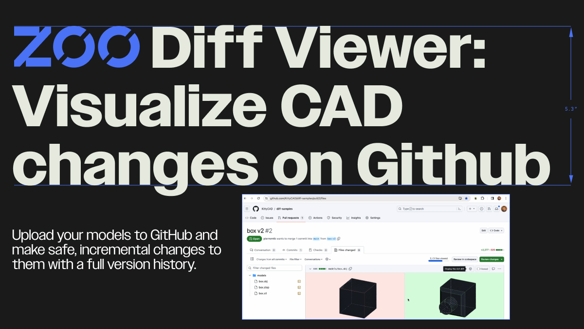 Visualize and Review Changes With CAD Version Control | Zoo